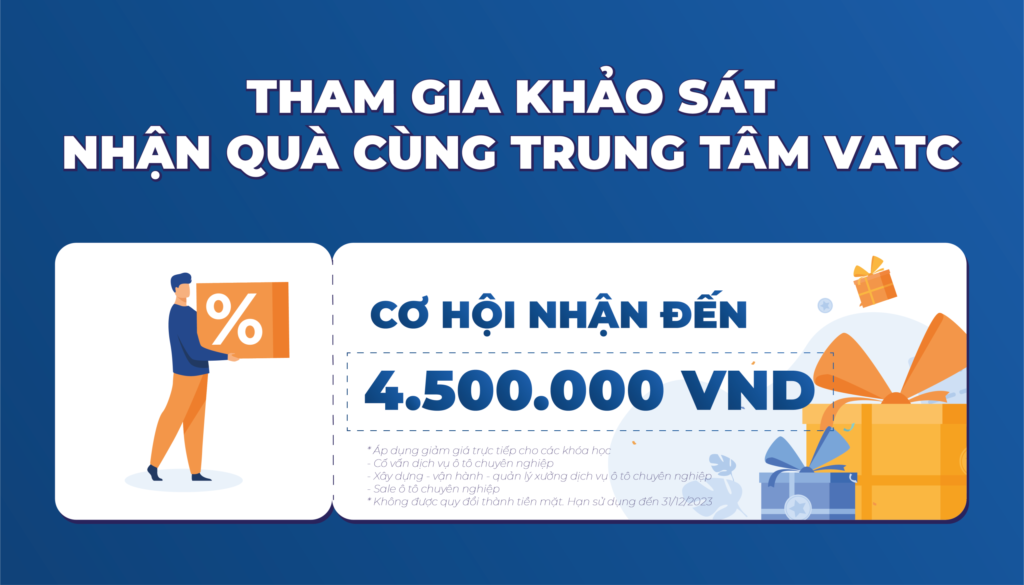 Tham gia khảo sát nhận quà cùng trung tâm VATC - VATC
